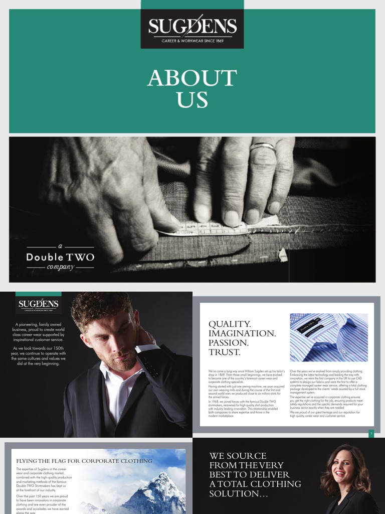 About Us Brochure | PDF | Occupational Safety And Health | Clothing