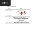 Cloroformo Hoja de Seguridad. | PDF | Cloroformo | Sustancias químicas