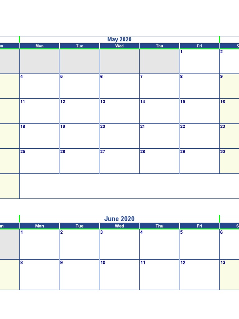 2020 Word Calendar | PDF