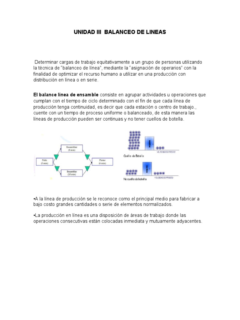 Balanceo de Líneas de Producción Eficiente | PDF | Ritmo | Science