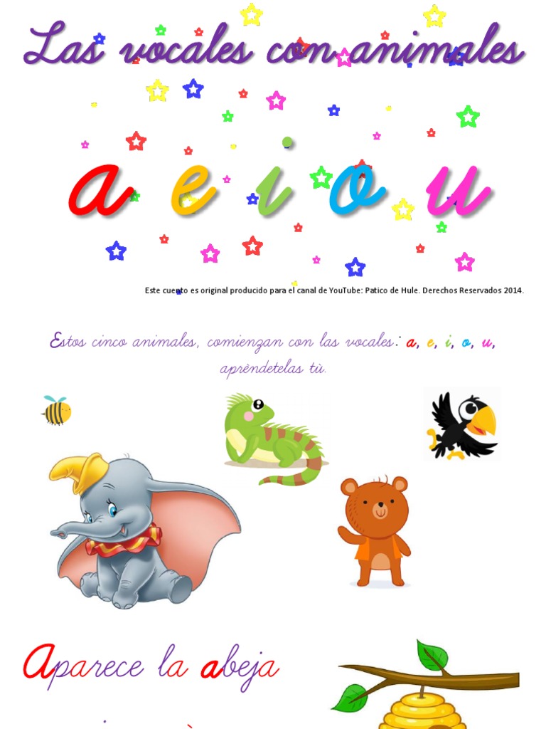 Cuento de Las Vocales PDF | PDF