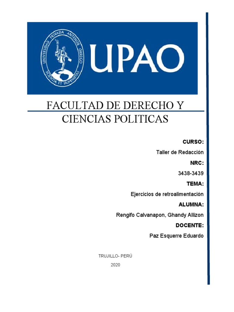 Ejercicios de Retroalimentación de Contenidos Trabajados Hasta La Semana Siete | Descargar ...