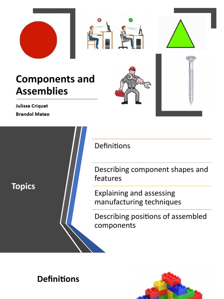 Components and Assemblies | PDF | Rectangle | Ellipse
