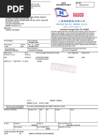 Bill of Lading CCL Cargo Container Line - CANS19058826 | PDF | Freight ...