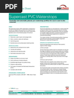 Polystop: Internal and External PVC Waterstop | PDF | Polyvinyl ...