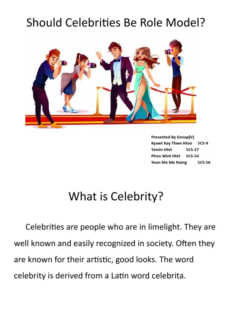 Should Celebrities Be Role Models | PDF | Substance Abuse | Celebrity