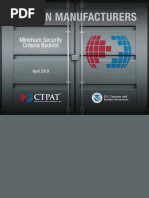 Ctpat Handbook Septmber 2024 | PDF | Internal Control | Regulatory Compliance