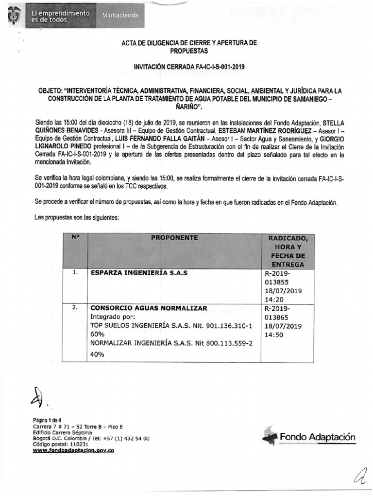Modelo Acta De Diligencia De Caballos