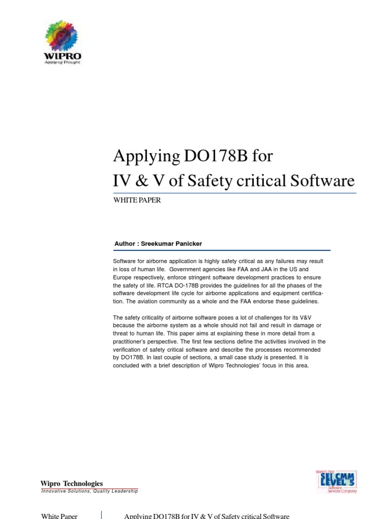 Applying DO178B | PDF | Verification And Validation | Systems Theory