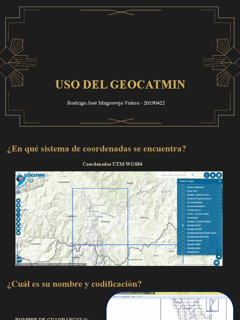 Uso Del Geocatmin 2.0 | PDF