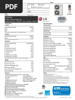 ARNU60GM3A4: Btu/h Indoor Unit | PDF | Air Conditioning ...