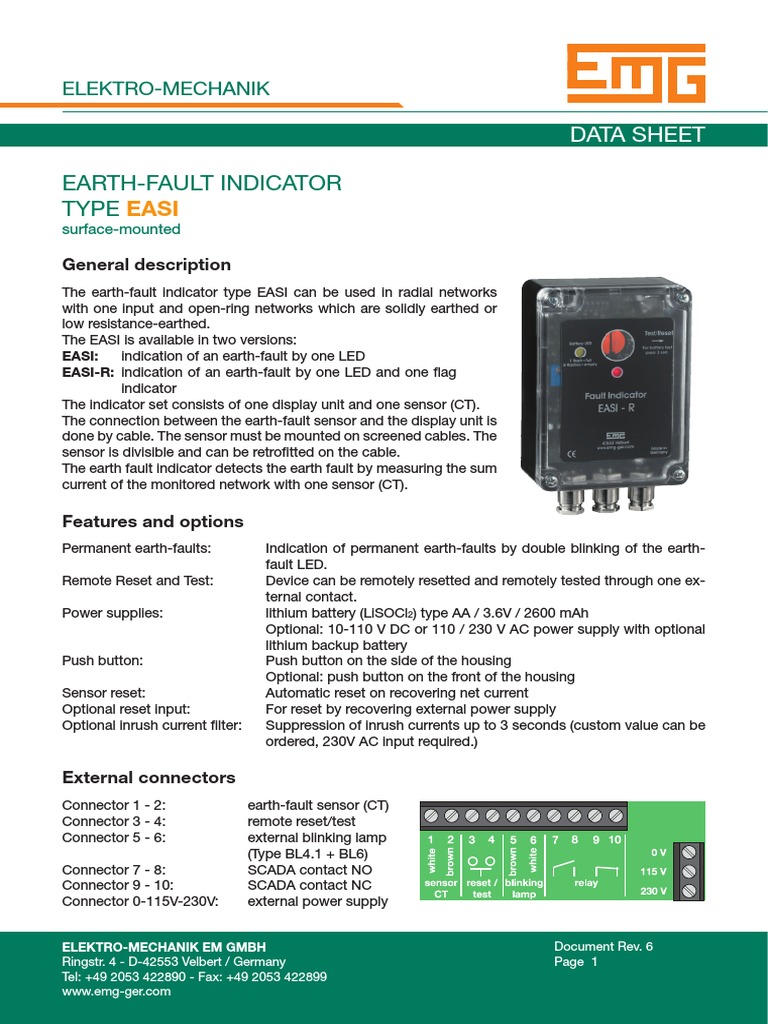 Surface-Mounted Earth-Fault Indicator: Comprehensive Technical ...