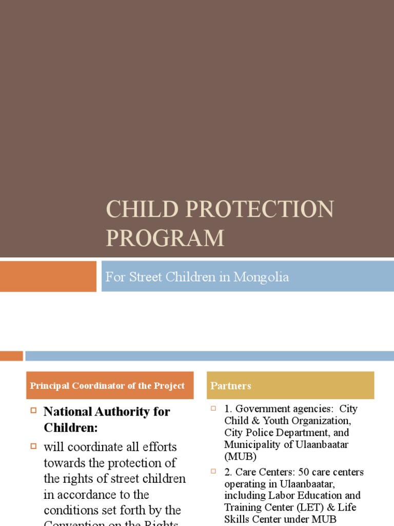 Child Protection Program Presentation | PDF | Health Care | Community