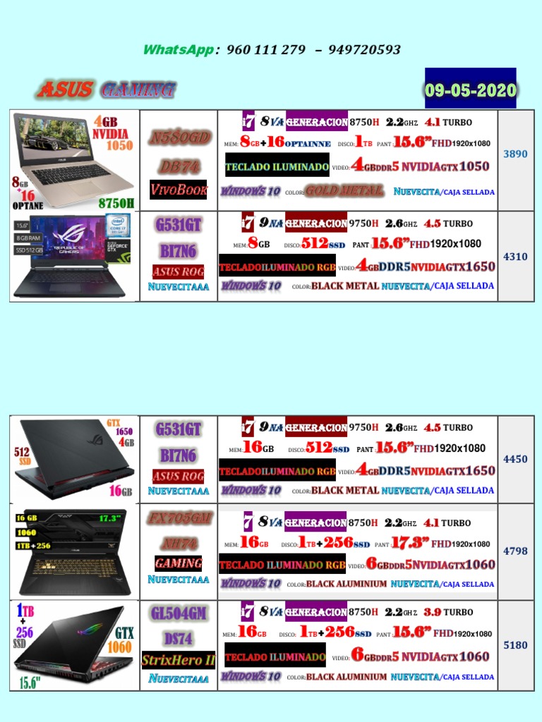 Aa Laptop Gaming 090520 | PDF | Information Appliances | Classes Of ...