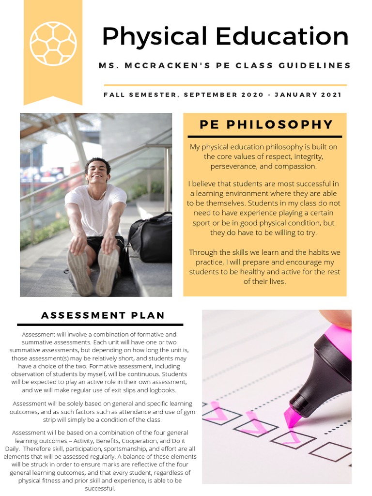 Mccracken Newsletter Assignment | PDF | Physical Education ...