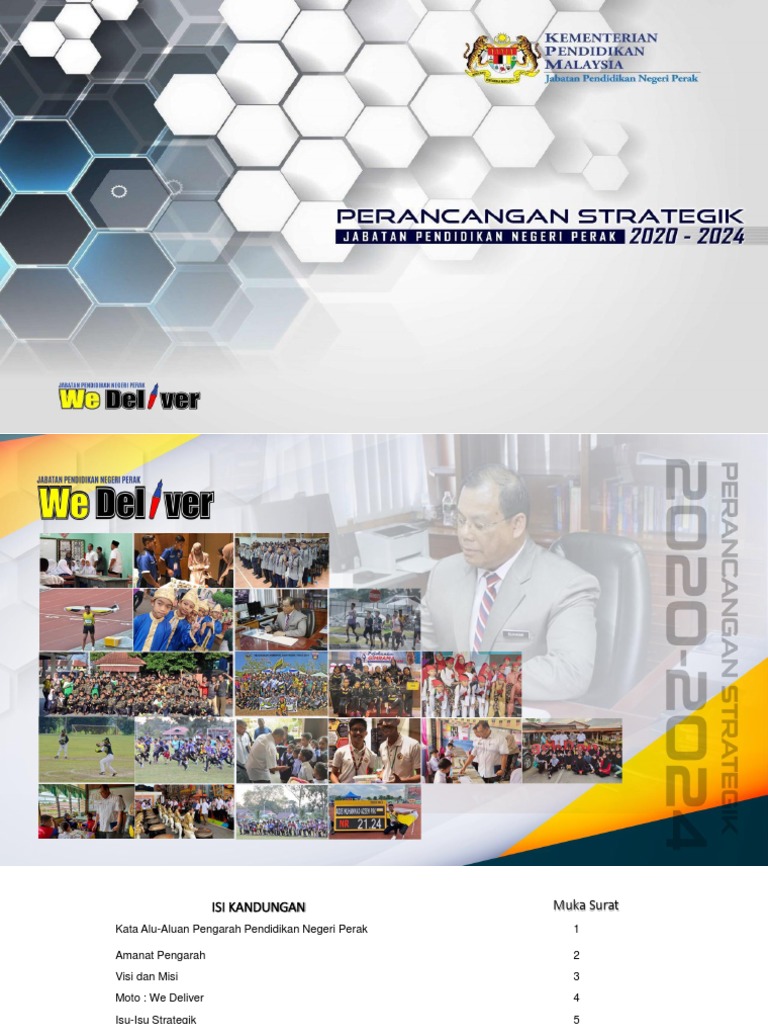 Perancangan Strategik 2020 Hingga 2024 JPN Perak | PDF