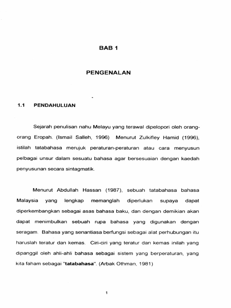 Bab 1 PDF | PDF