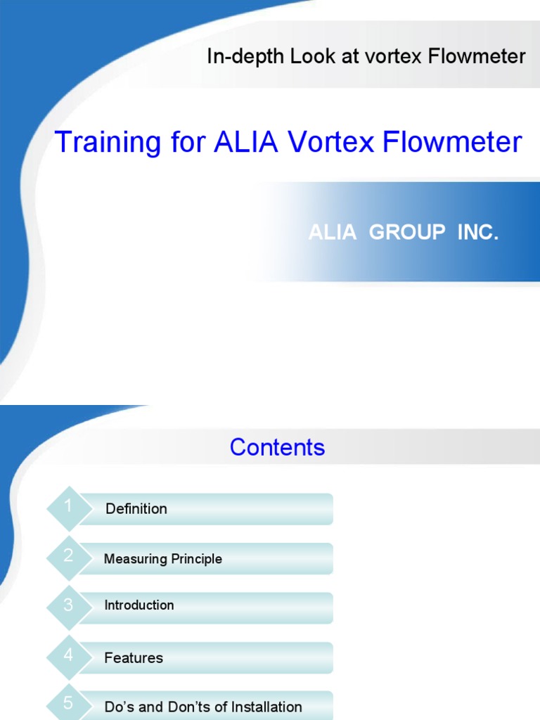 Vortex Training | PDF | Flow Measurement | Fluid Dynamics
