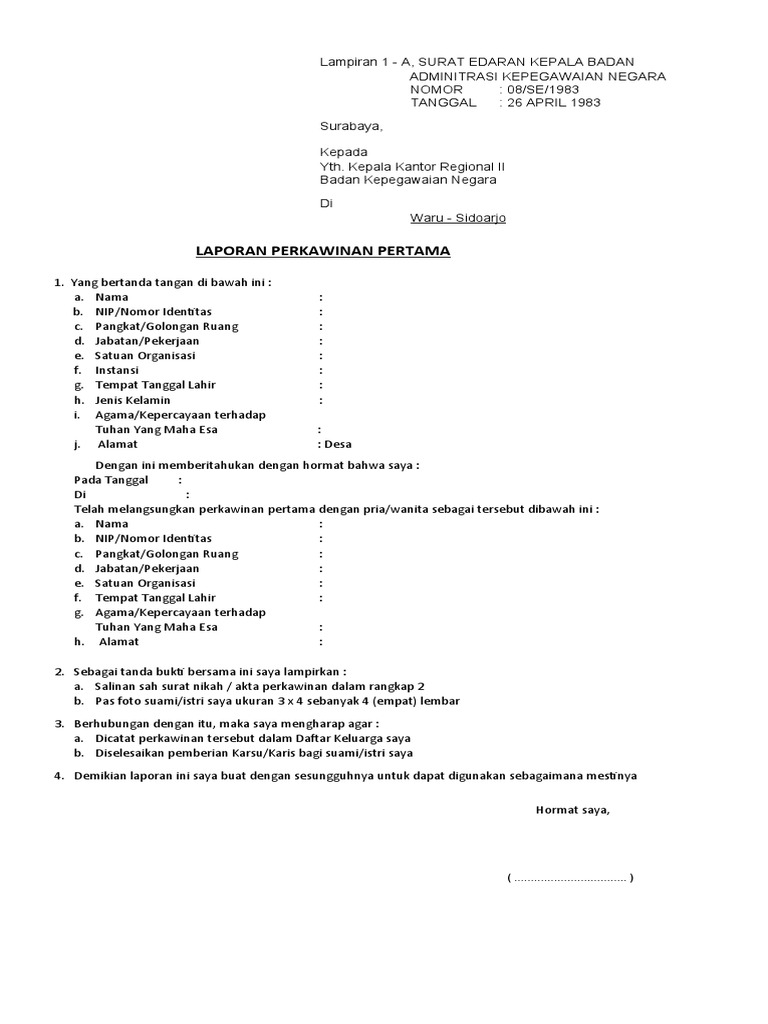 Blangko Karis Karsu | PDF