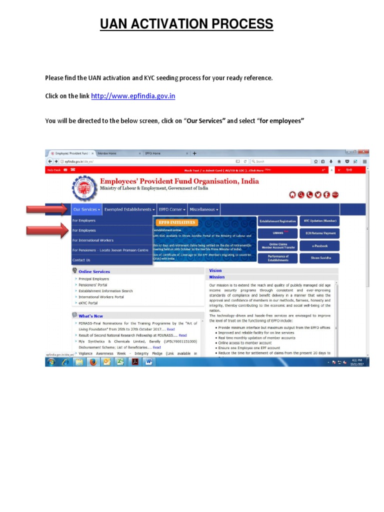 UAN ActivationProcess Flow