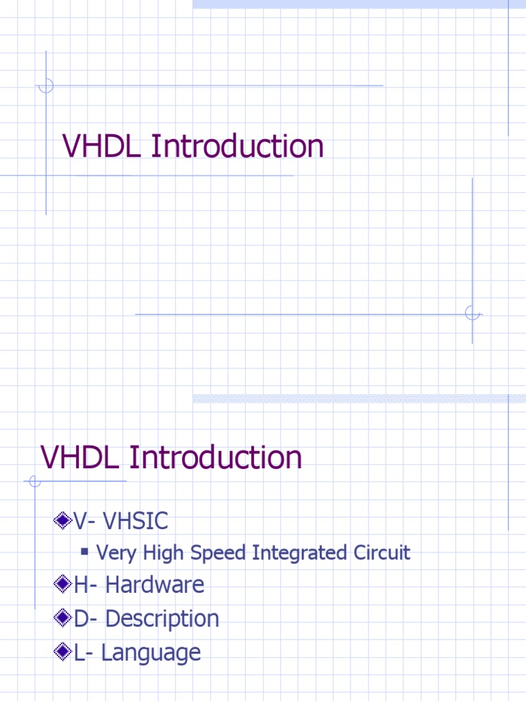 Lecture 1-VHDL | Download Free PDF | Vhdl | Systems Engineering Lecture 1-VHDL | Download Free PDF | Vhdl | Systems Engineering