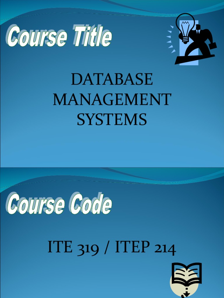 An Introduction to Database Management Systems: Architectures, Models ...