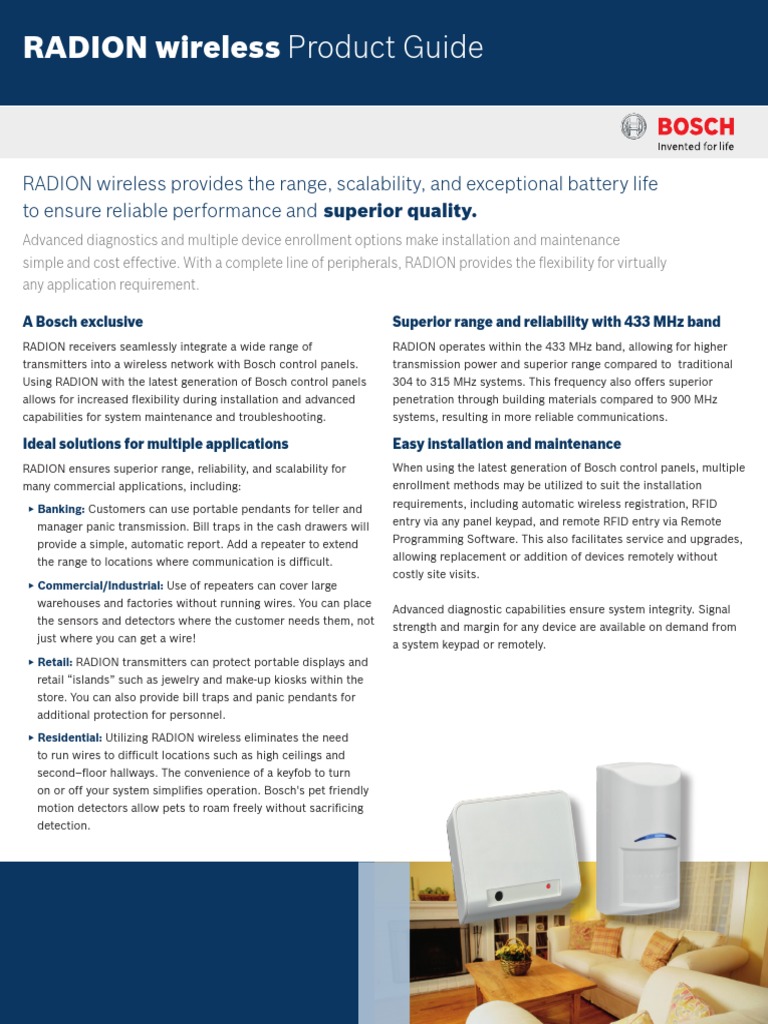 RADION Wireless Product Guide | PDF | Radio | Wireless