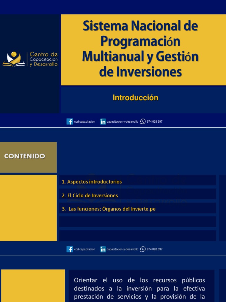Introduccion INVIERTE - Pe | PDF | Presupuesto | Dinero