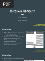 2 Hour Job Search | PDF | Job Hunting | Résumé