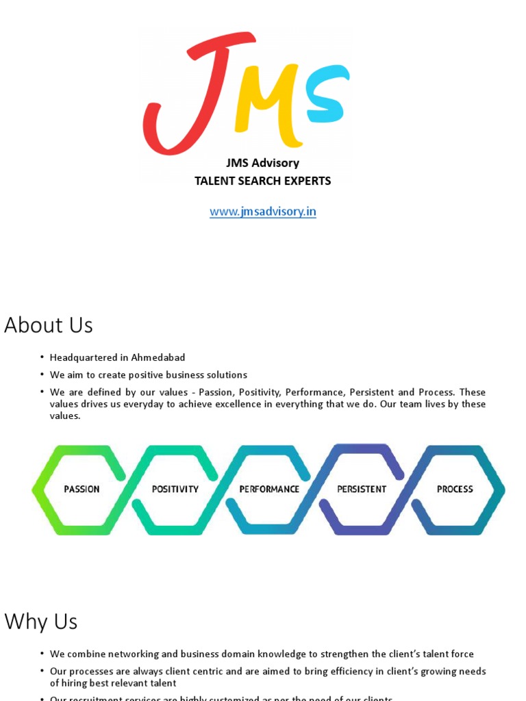 JMS Advisory Proposal PDF | PDF