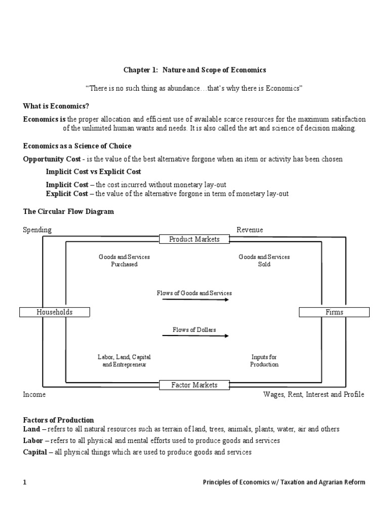 Goods and Services Purchased Goods and Services Sold: 1 Principles of ...