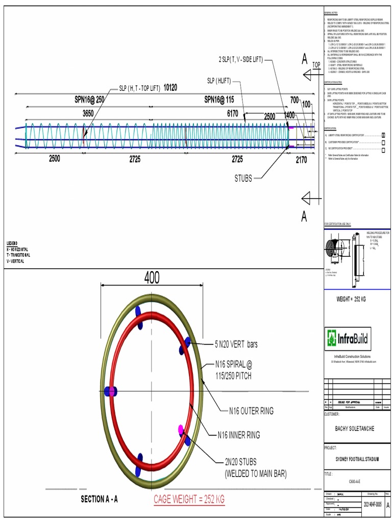 SFS Lifting Drawing (0005) | PDF | Civil Engineering | Building Technology