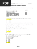 EY Accounting Entrance Test Overview | PDF | Debits And Credits | Audit