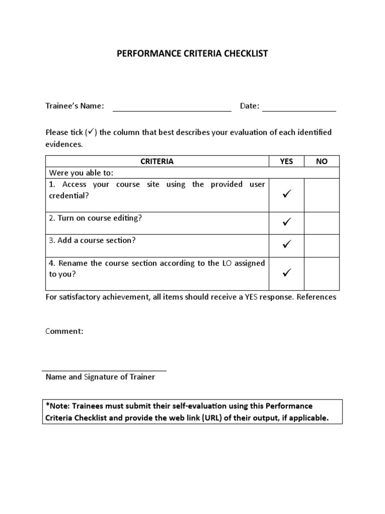 Task Course Section | PDF