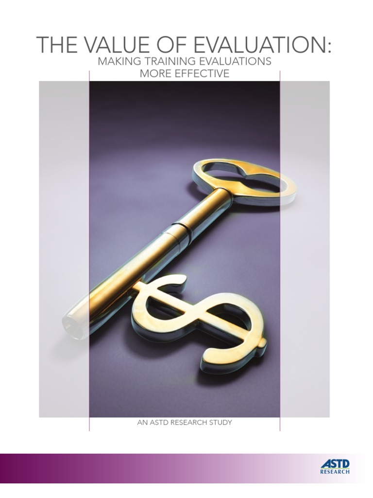 Value of Training Evaluation | PDF | Correlation And Dependence ...