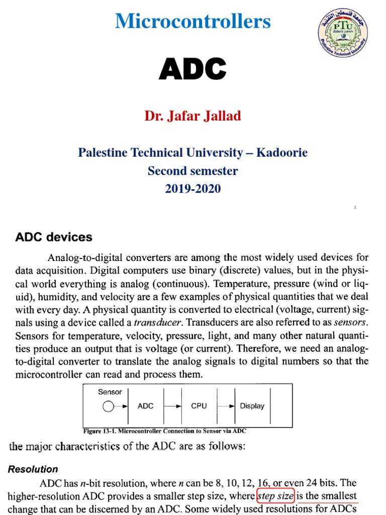 Microcontrollers: Dr. Jafar Jallad | PDF