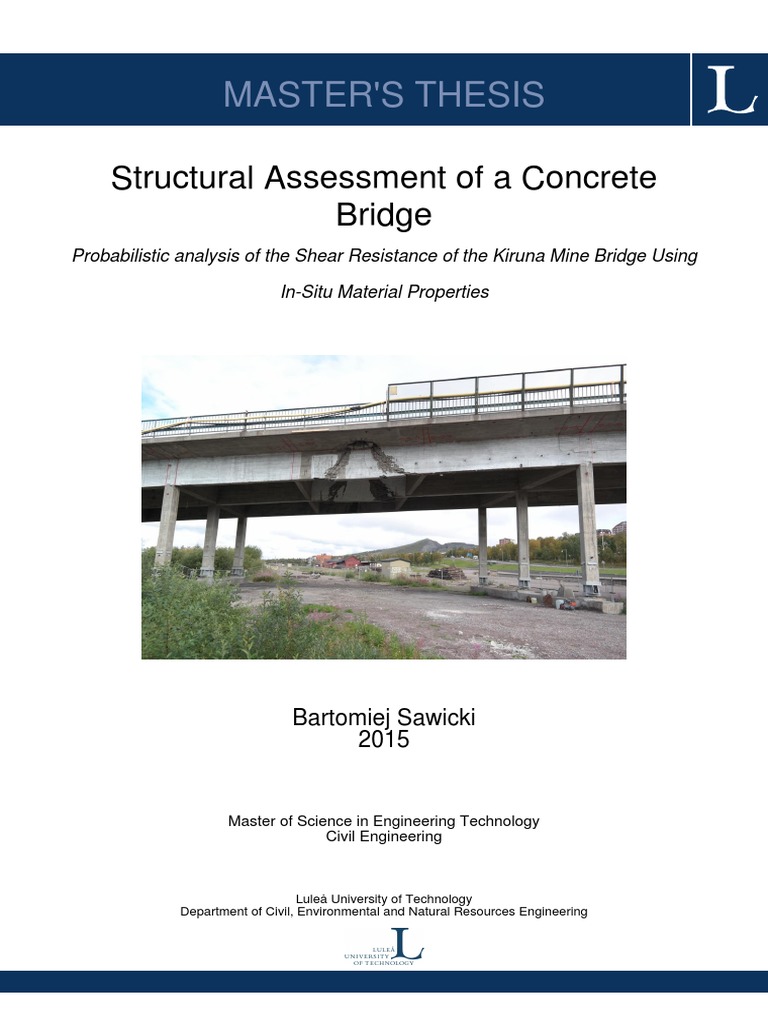 Structural Assessment Of A Concrete Pdf Strength Of Materials