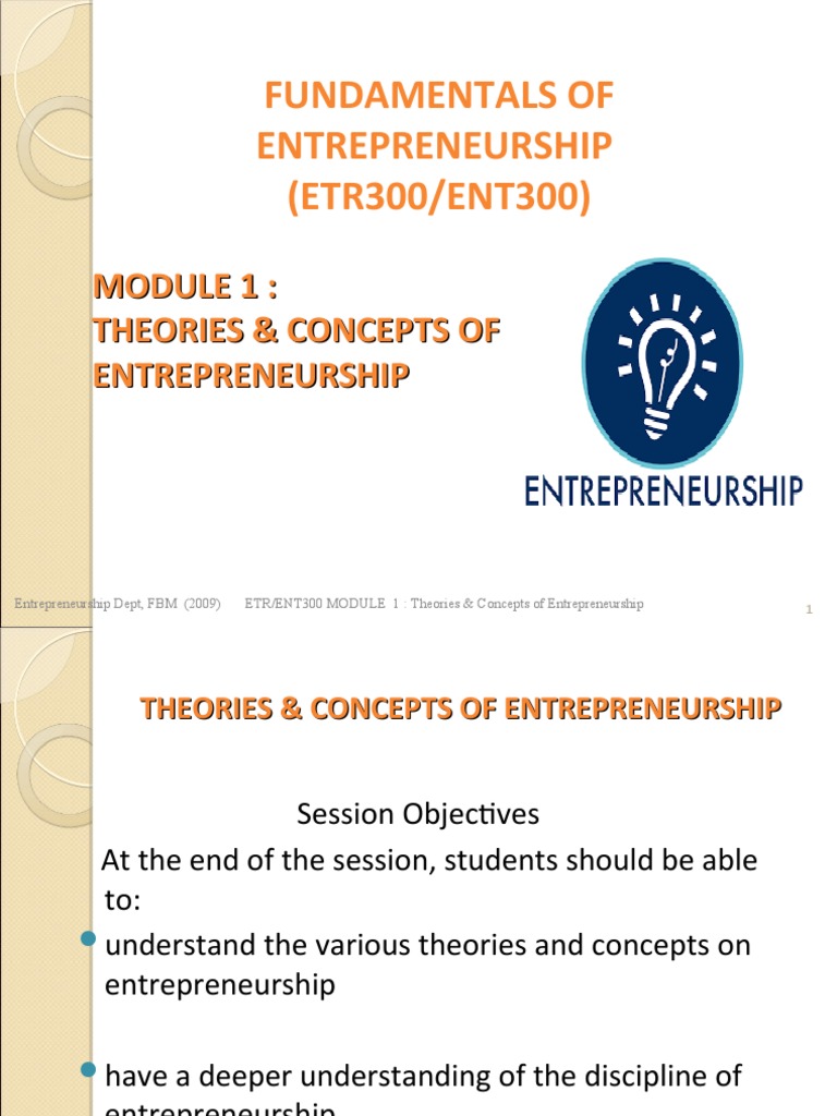 Fundamentals of Entrepreneurship (ETR300/ENT300) | PDF | Entrepreneurship | Economies