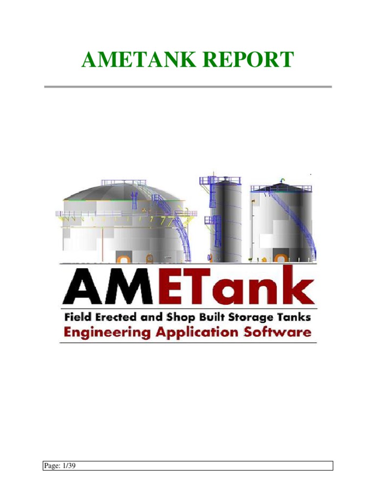 Tank 620 US 0002 API 620 Calculation Report | PDF | Pressure | Stress ...