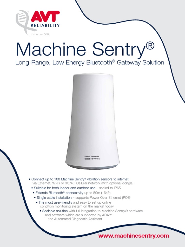 Machine Sentry: Long-Range, Low Energy Bluetooth Gateway Solution | PDF ...
