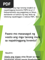 Basic Vocabulary Words in Tagalog | PDF