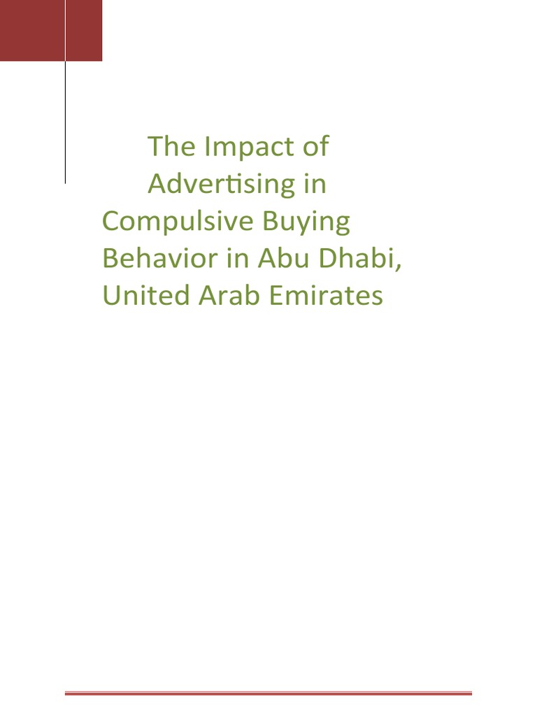 Final Draft-Compulsive Buying | PDF | Likert Scale | Behavior