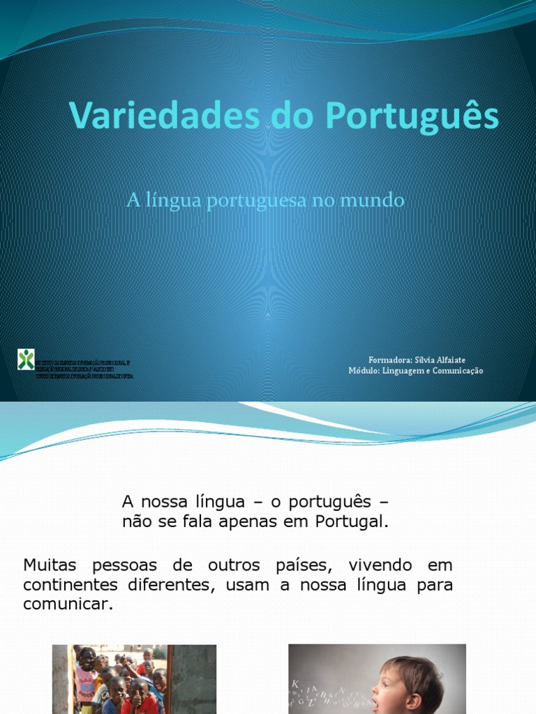 Variedades da Língua Portuguesa | PDF | Português (idioma) | Portugal