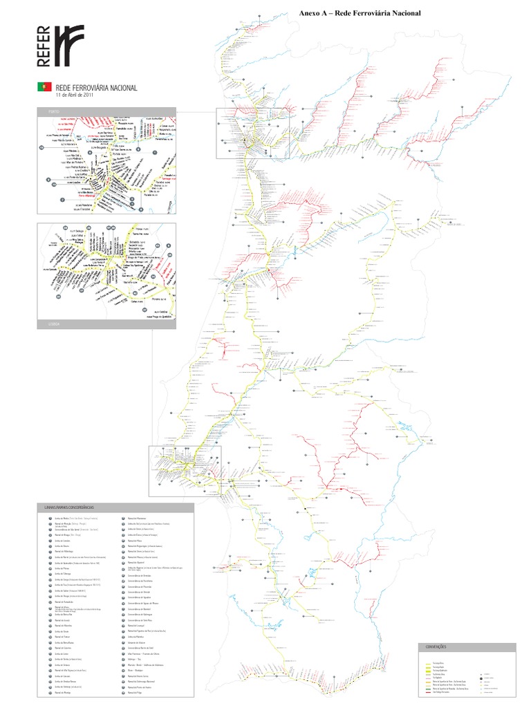 Rede Ferroviária Nacional Portuguesa | PDF