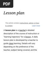 Basic Components of Lesson Plan | PDF | Lesson Plan | Educational ...