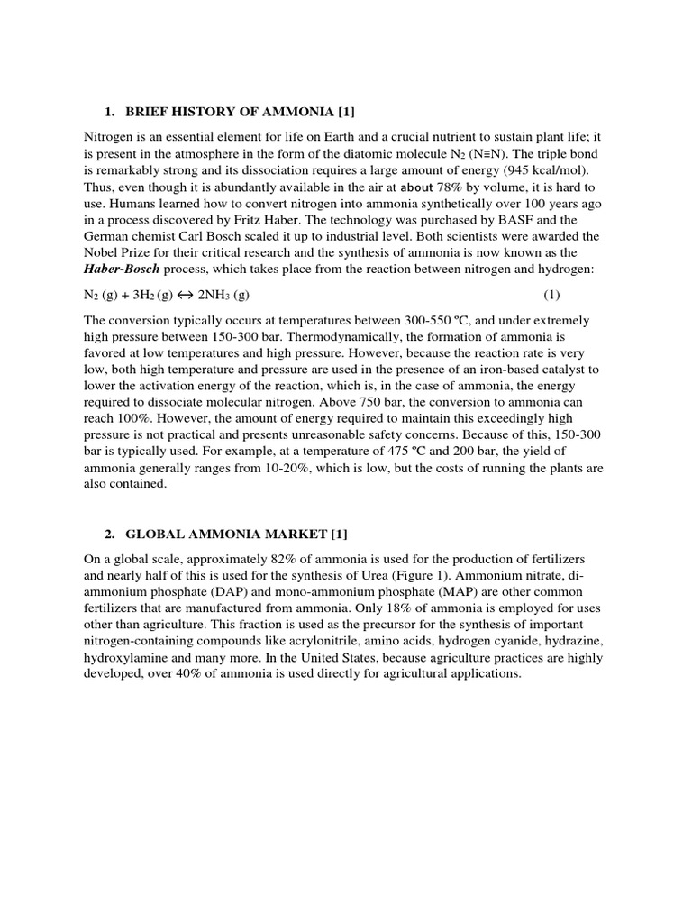 Ammonia and Urea Production PDF | PDF | Urea | Ammonia