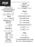 Engineering Mathematics Cheat Sheet | PDF | Eigenvalues And ...