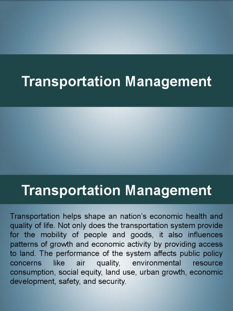 Transportation Management For Online | PDF | Transport | Cargo
