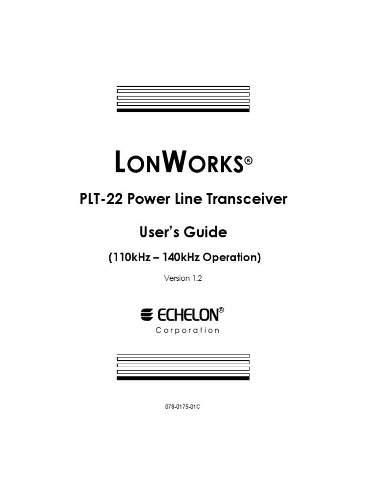 ON Orks: PLT-22 Power Line Transceiver User's Guide | PDF | Capacitor ...