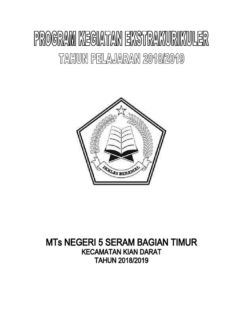 Program Kerja Ekstrakurikuler | PDF